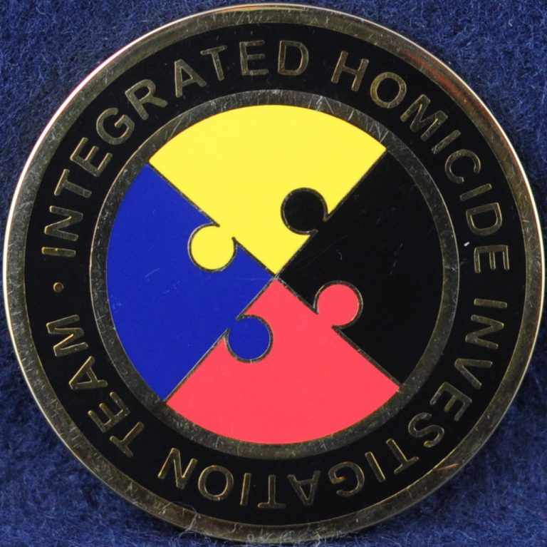 Integrated Homicide Investigation Team (IHIT) Gold | Challengecoins.ca