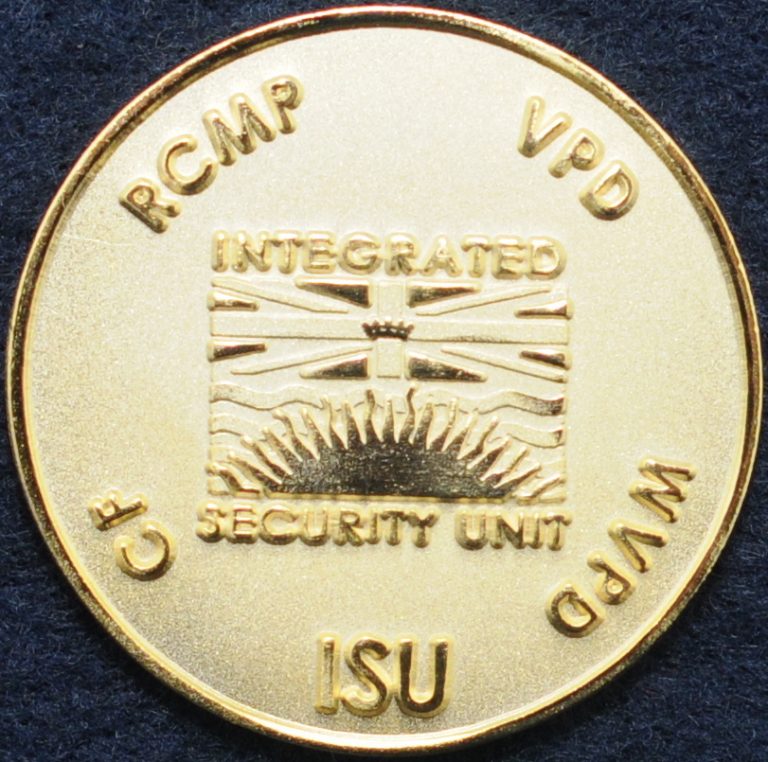 Integrated Security Unit 2010 Olympic | Challengecoins.ca