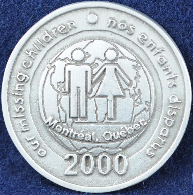 RCMP C Division Our Missing Children 2000 | Challengecoins.ca