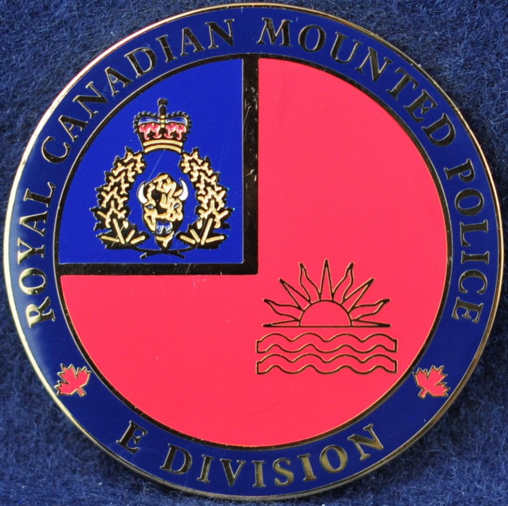 RCMP E Division Criminal Operations Contract Policing | Challengecoins.ca
