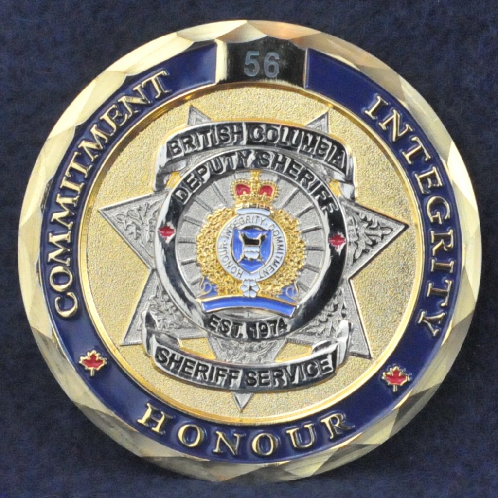 British Columbia Sheriff Service | Challengecoins.ca