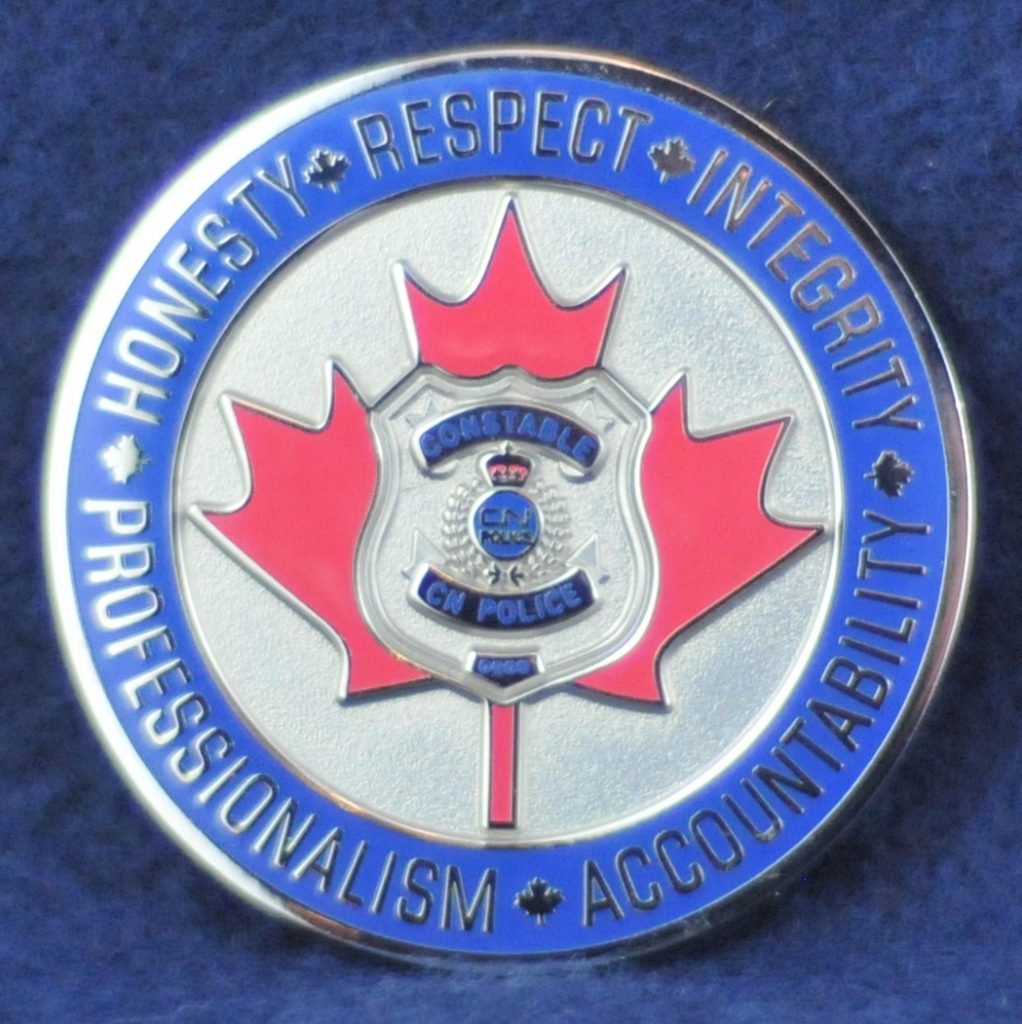 CN Police Service | Challengecoins.ca