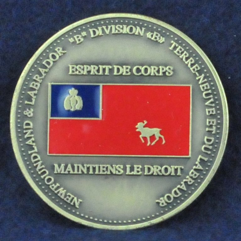 RCMP B Division Commanding Officer | Challengecoins.ca