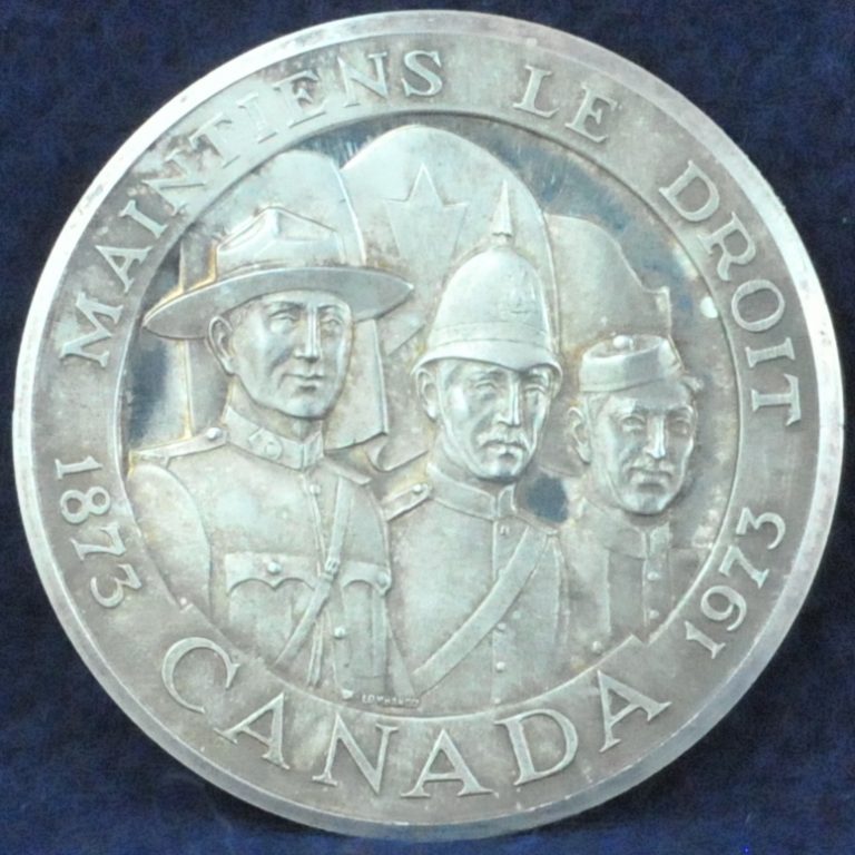 RCMP Centennial Maintiens Le Droit silver | Challengecoins.ca
