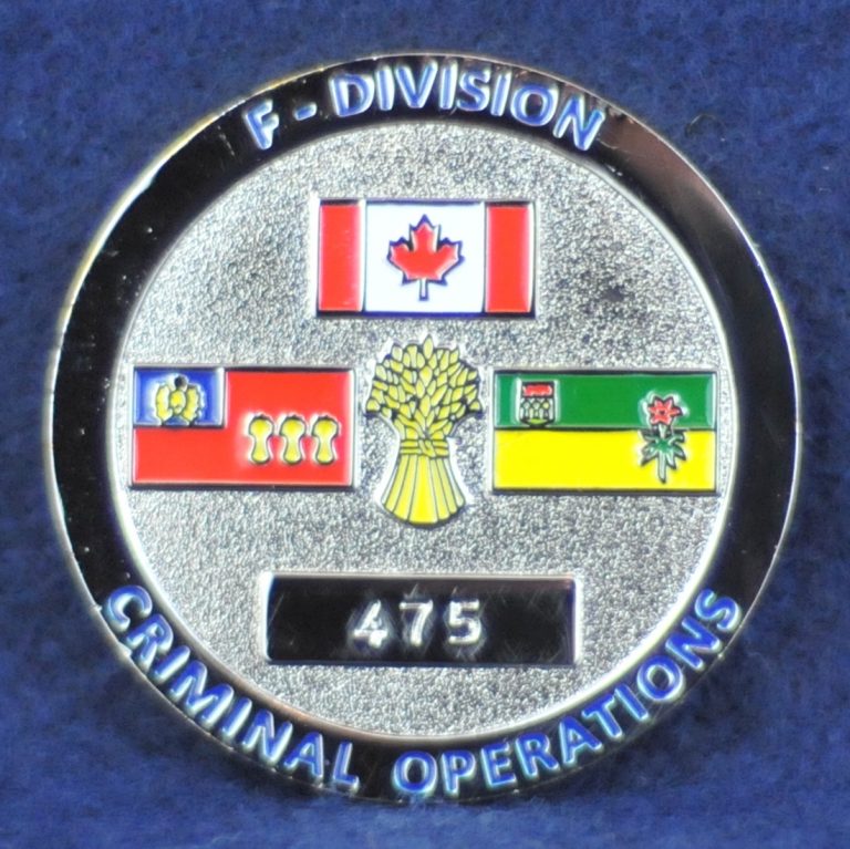RCMP F Division Criminal Operations | Challengecoins.ca