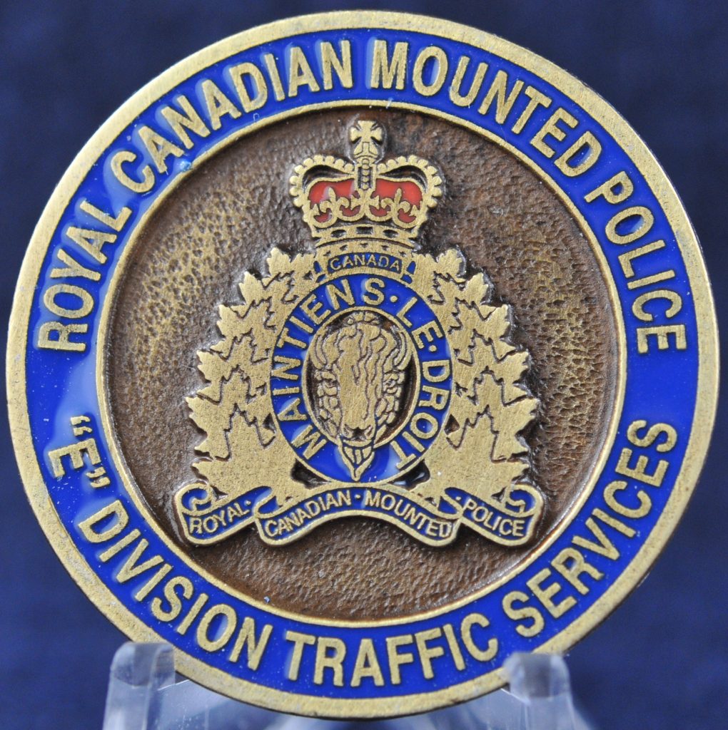 RCMP E Division Collision Reconstruction | Challengecoins.ca