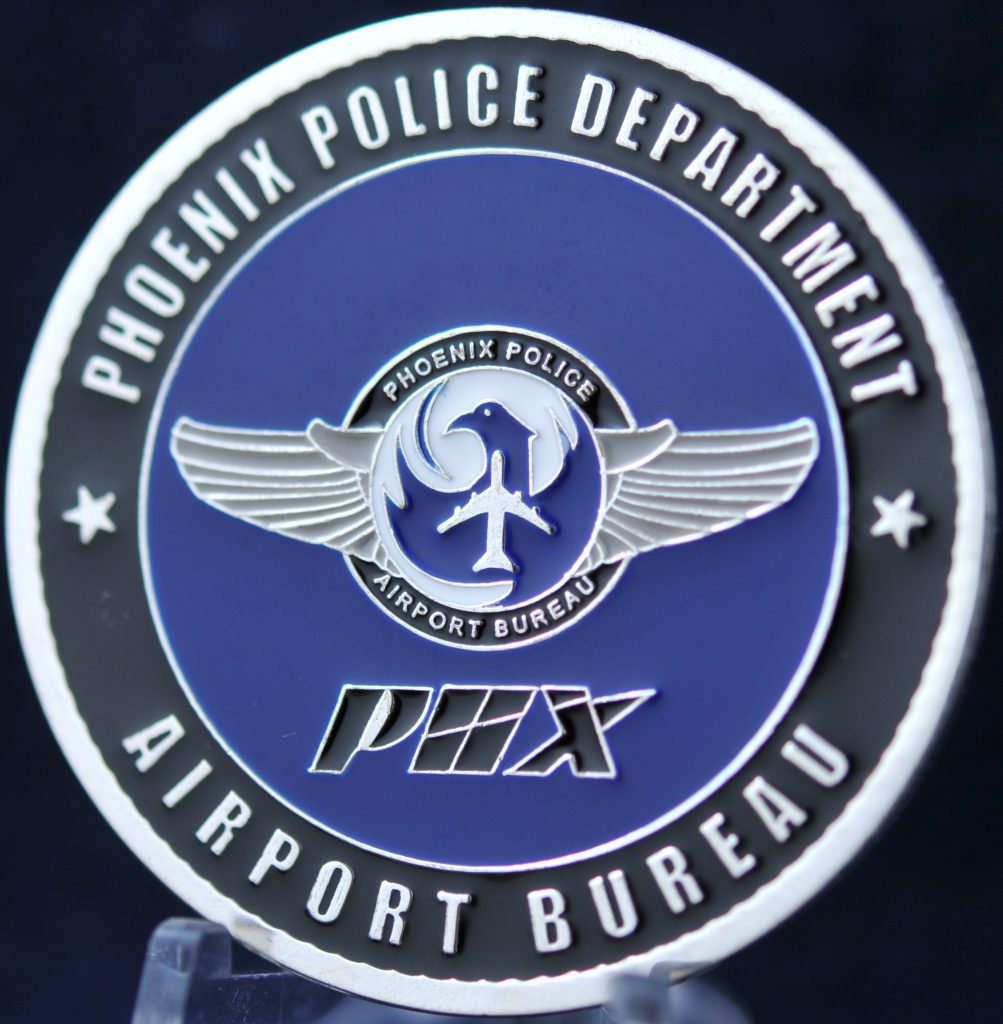 Phoenix Police Department Airport Bureau | Challengecoins.ca