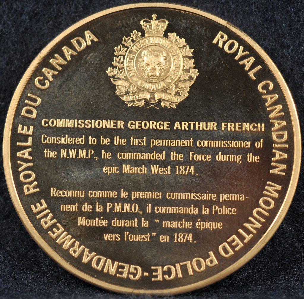 RCMP Commissioner George Arthur French | Challengecoins.ca