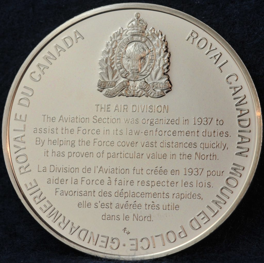 RCMP Plane | Challengecoins.ca