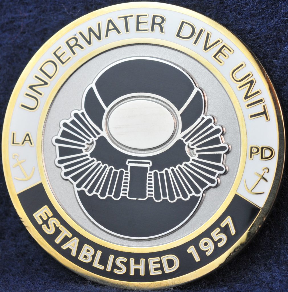 US LAPD Underwater Dive Unit | Challengecoins.ca