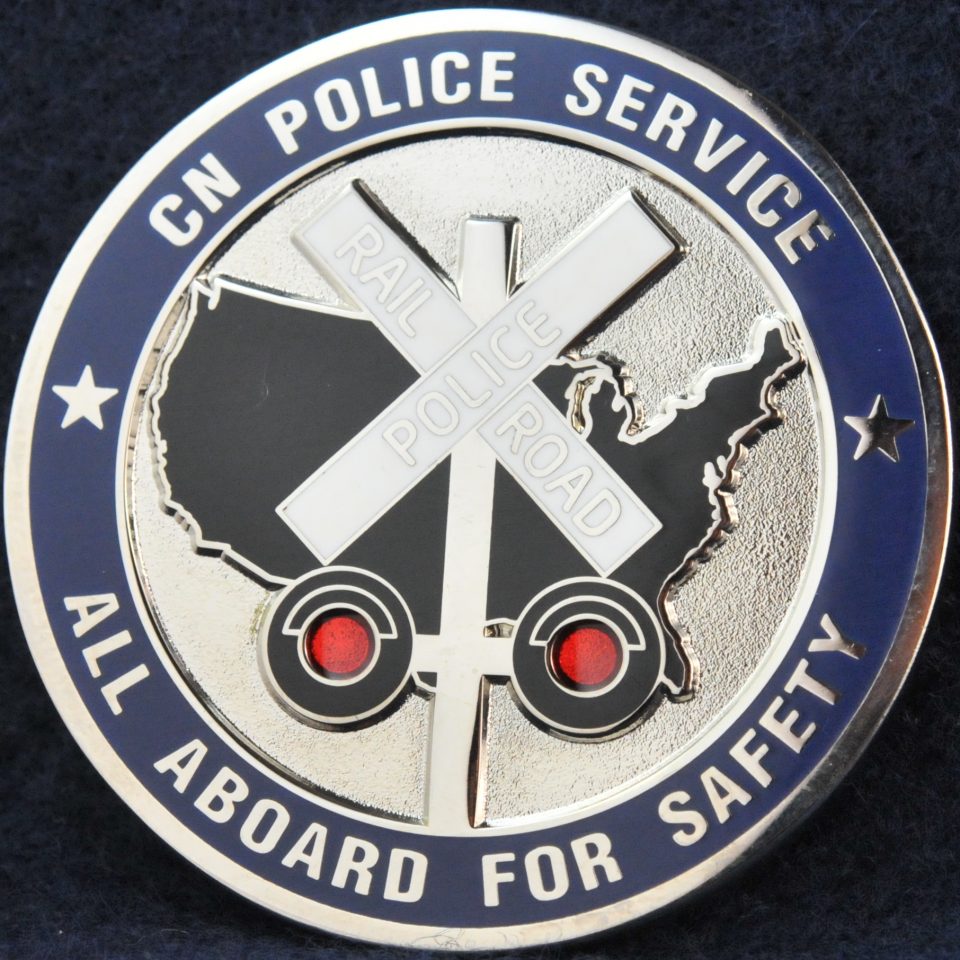CN Police Service All Aboard For Safety | Challengecoins.ca