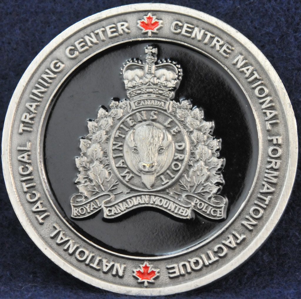 RCMP National Tactical Training Center | Challengecoins.ca