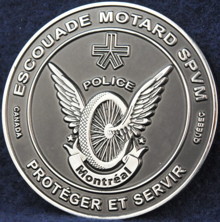 SPVM Escouade Motard | Challengecoins.ca
