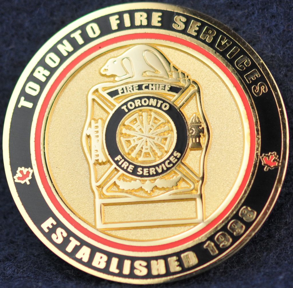 Toronto Fire Services | Challengecoins.ca