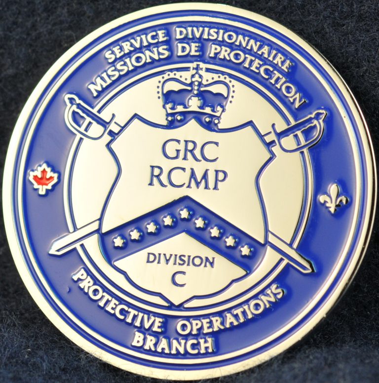 RCMP Tactical Troop Hold the line | Challengecoins.ca