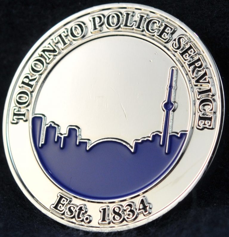 Toronto Police Service Blue Line | Challengecoins.ca