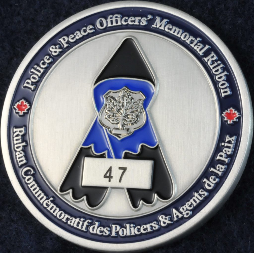 Police & Peace Officers Memorial Ribbon | Challengecoins.ca
