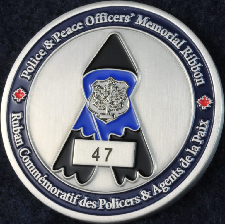 Police & Peace Officers Memorial Ribbon | Challengecoins.ca
