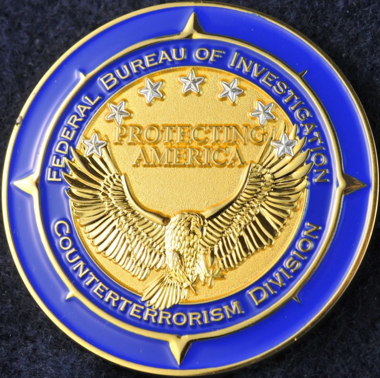 US FBI Counterterrorism Division | Challengecoins.ca
