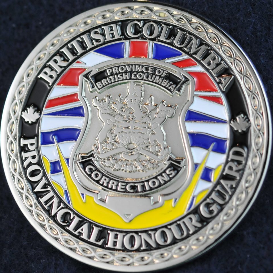 BC Corrections - Provincial Honour Guard | Challengecoins.ca