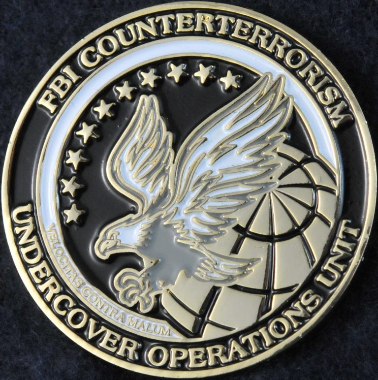 US FBI Counterterrorism Undercover Operations Unit | Challengecoins.ca