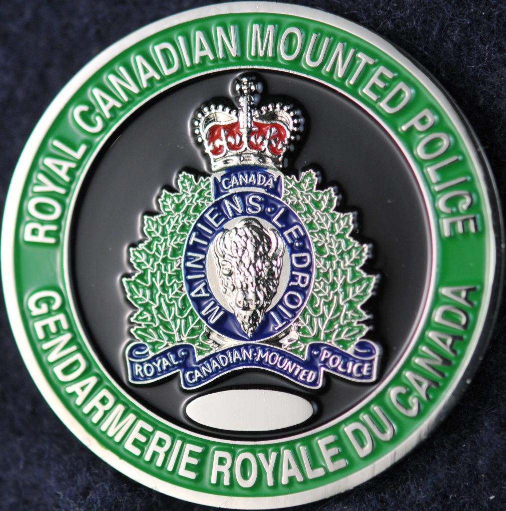 RCMP F Division Federal Policing | Challengecoins.ca