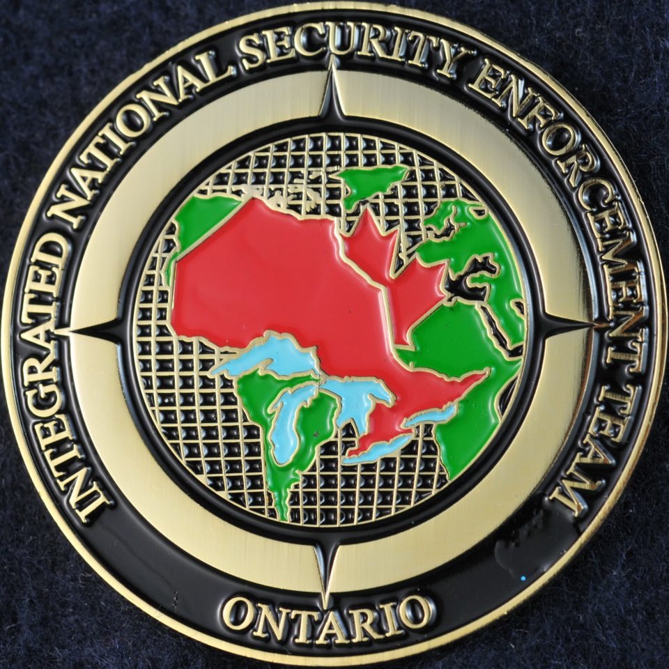 RCMP O Division INSET | Challengecoins.ca