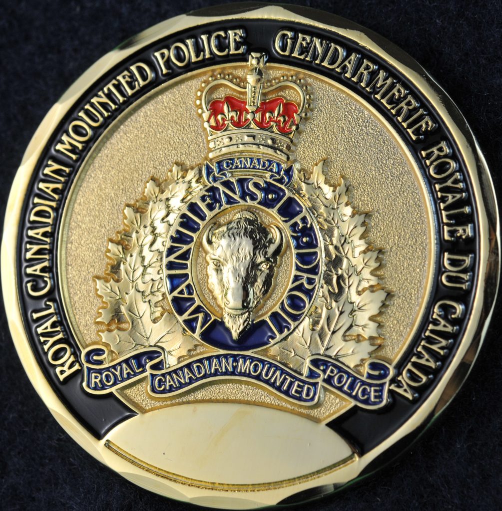 RCMP HQ Division Warrant Officer Group Sergeant Major | Challengecoins.ca