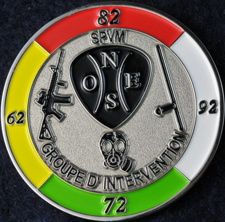 SPVM Groupe d'intervention | Challengecoins.ca