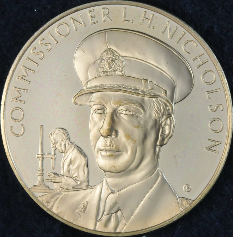 RCMP Centennial Commissioner L H NICHOLSON | Challengecoins.ca