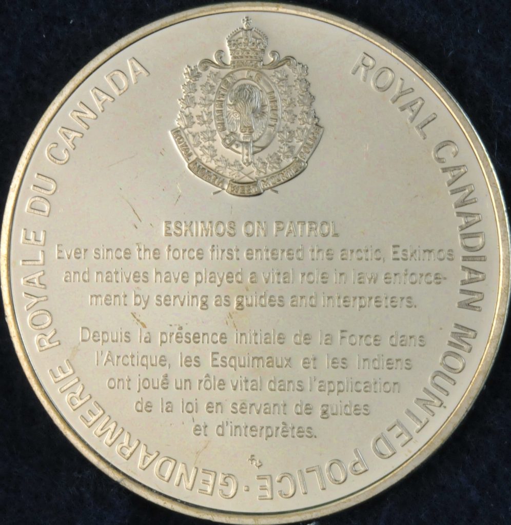 RCMP Centennial Eskimos on Patrol | Challengecoins.ca