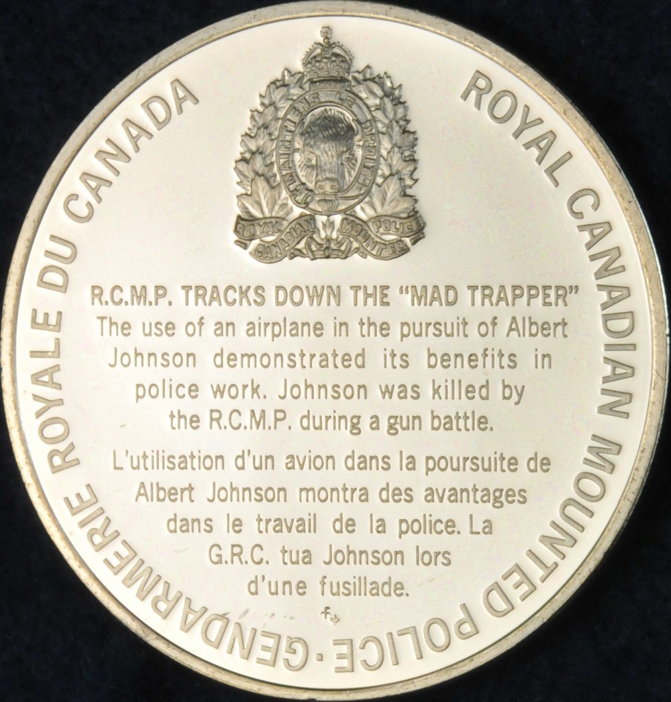 RCMP Centennial The Mad Trapper | Challengecoins.ca