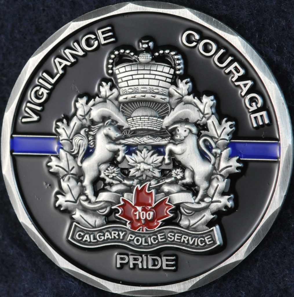 Calgary Police Service Public Safety Unit light blue | Challengecoins.ca