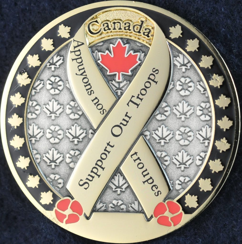Canada Support Our Troops | Challengecoins.ca