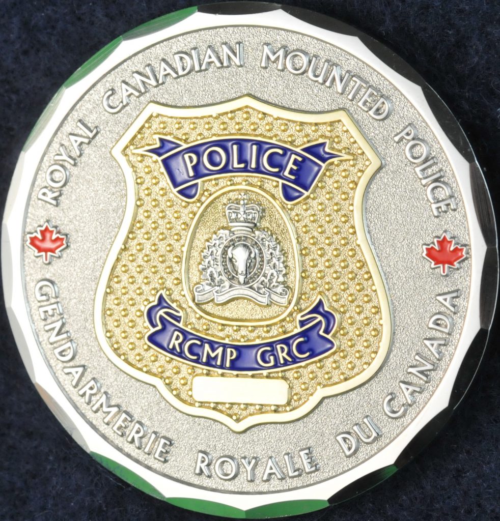 RCMP O Division Protective Services | Challengecoins.ca