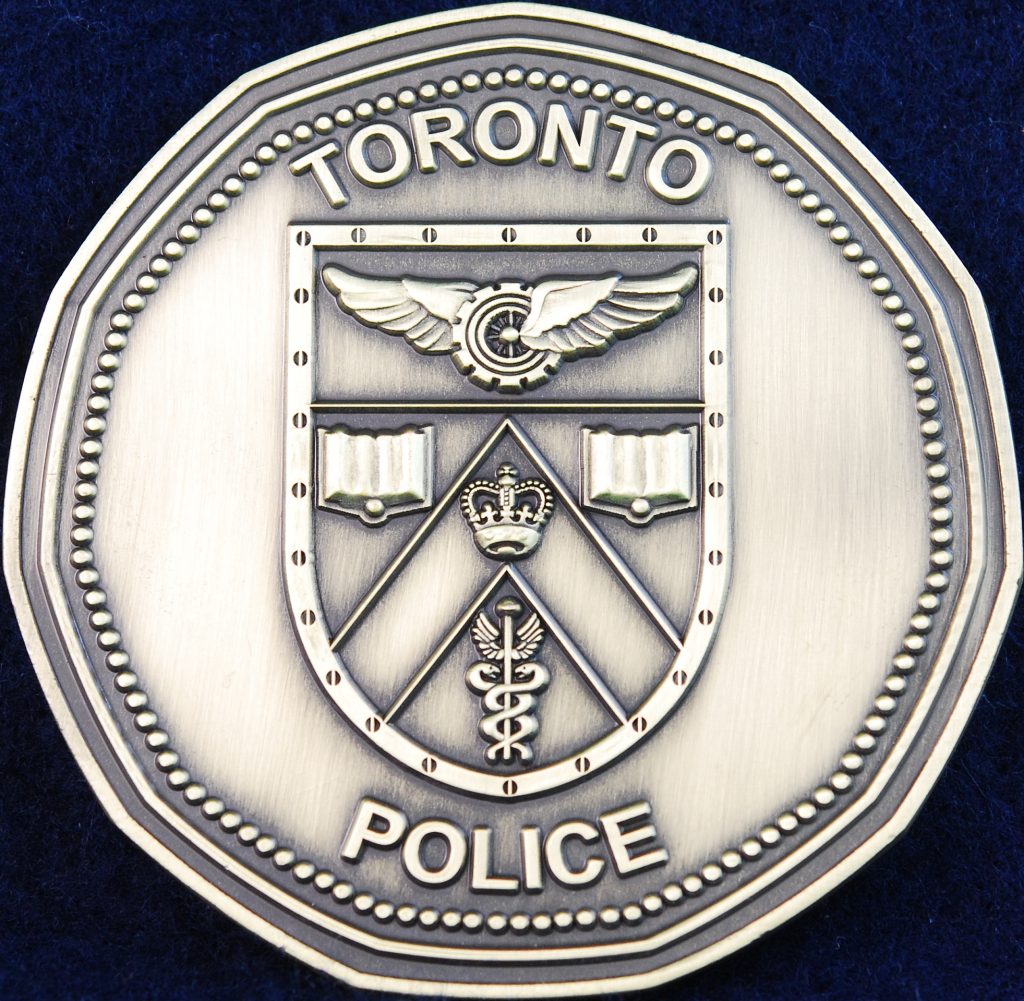 Toronto Police Service Challenge Coin Hub | Challengecoins.ca