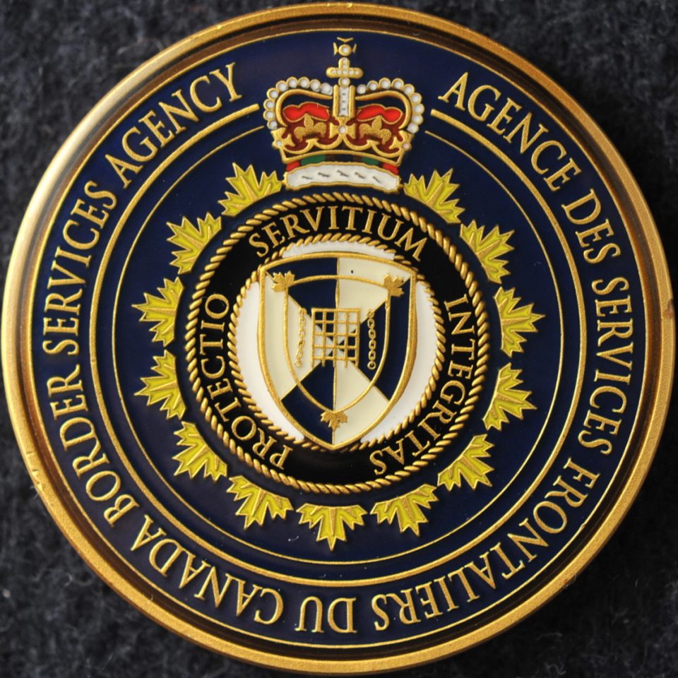 Canada Border Services Agency - The Americas | Challengecoins.ca