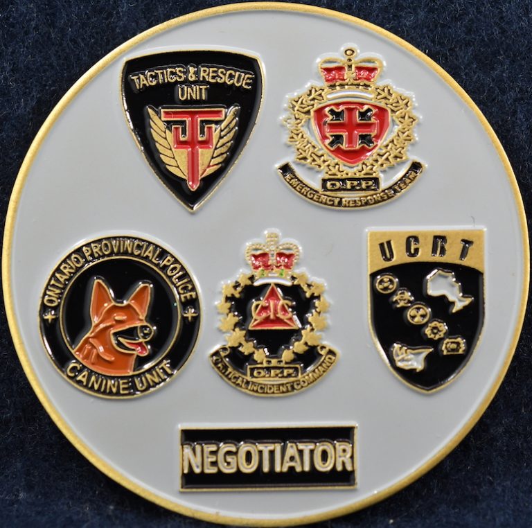 Ontario Provincial Police - Critical Incident Command | Challengecoins.ca