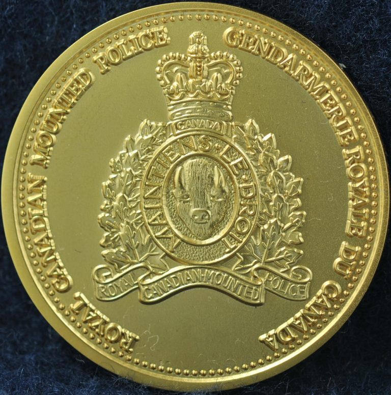RCMP HQ Division Commissioner Gold | Challengecoins.ca