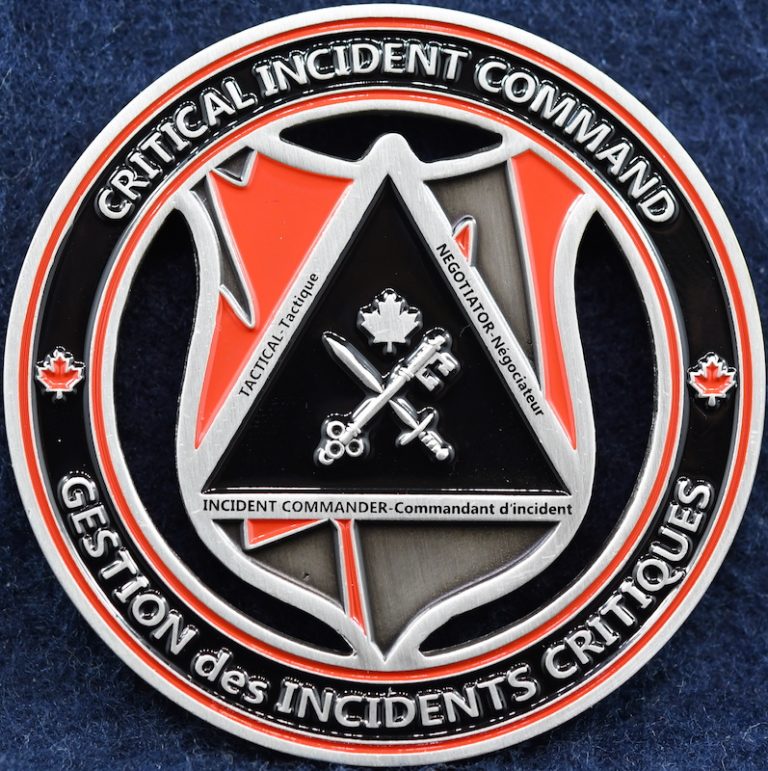 RCMP HQ Division Critical Incident Command | Challengecoins.ca