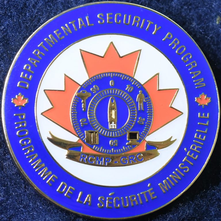 RCMP HQ Division Departmental Security Program | Challengecoins.ca