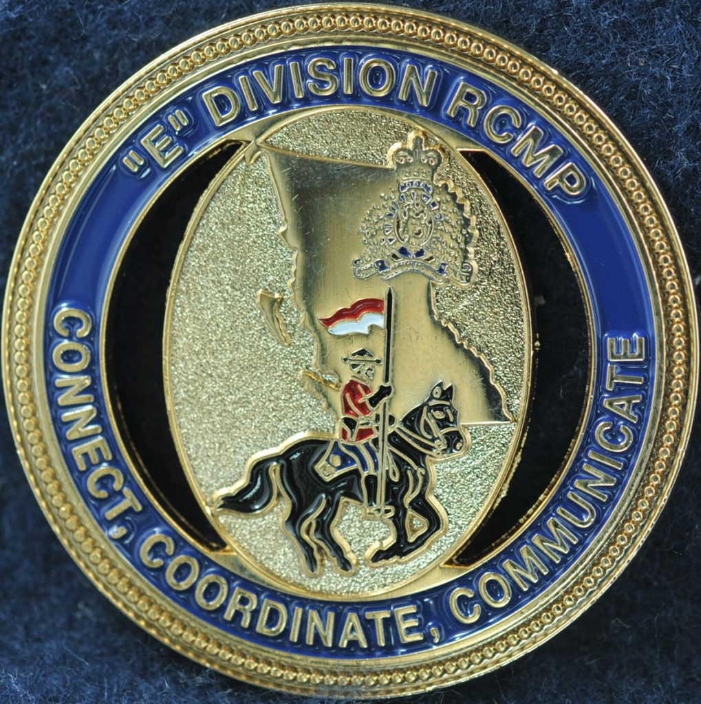 RCMP E Division Communication Services | Challengecoins.ca