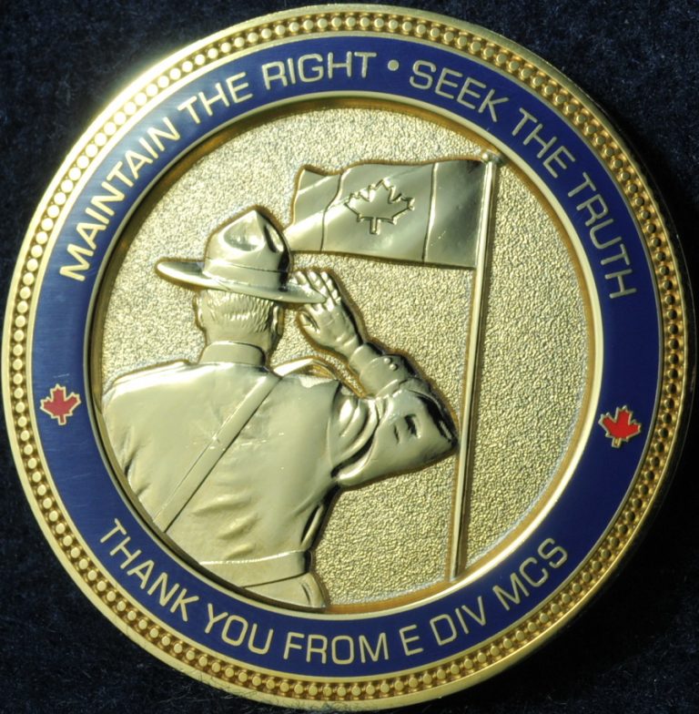 Rcmp E Division Major Crime Section Challengecoinsca 0200
