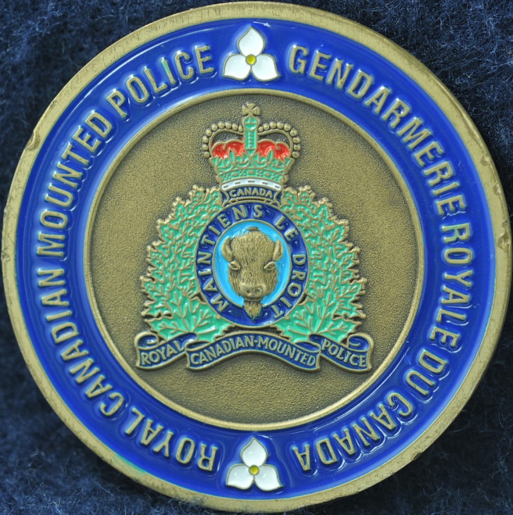 RCMP O Division Protective Services CN Tower | Challengecoins.ca