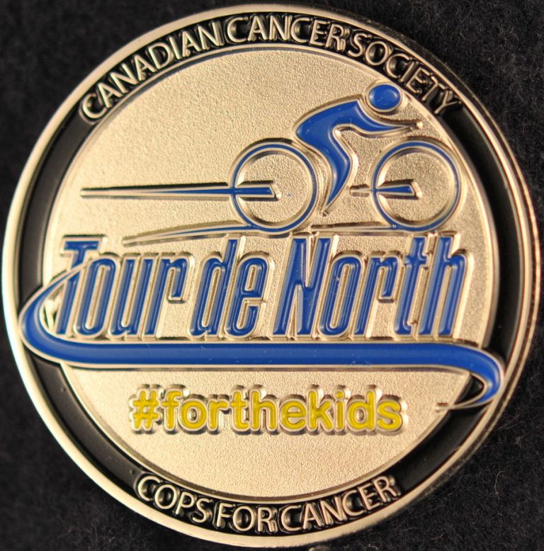 Cops for Cancer Tour de North | Challengecoins.ca