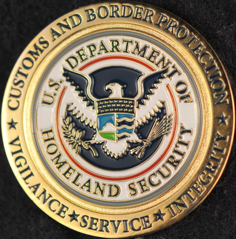 US Department of Homeland Security Customs and Border Protection ...