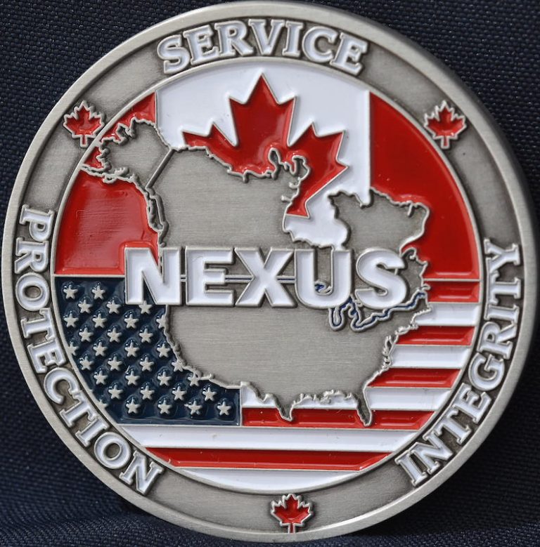 Canada Border Services Agency CBSA - NEXUS | Challengecoins.ca
