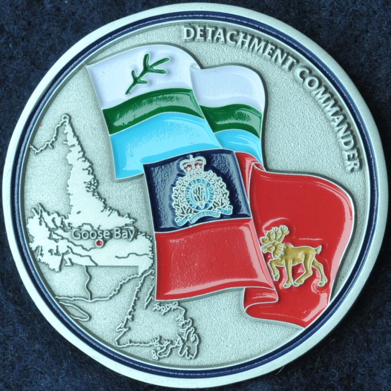 RCMP B Division Goose Bay Detachment Commander | Challengecoins.ca
