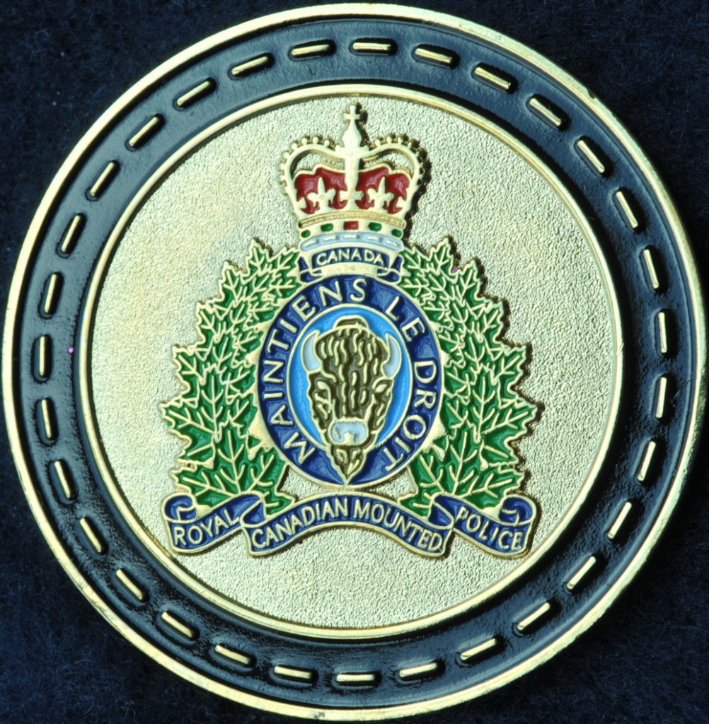 RCMP F Division Collision Reconstruction | Challengecoins.ca