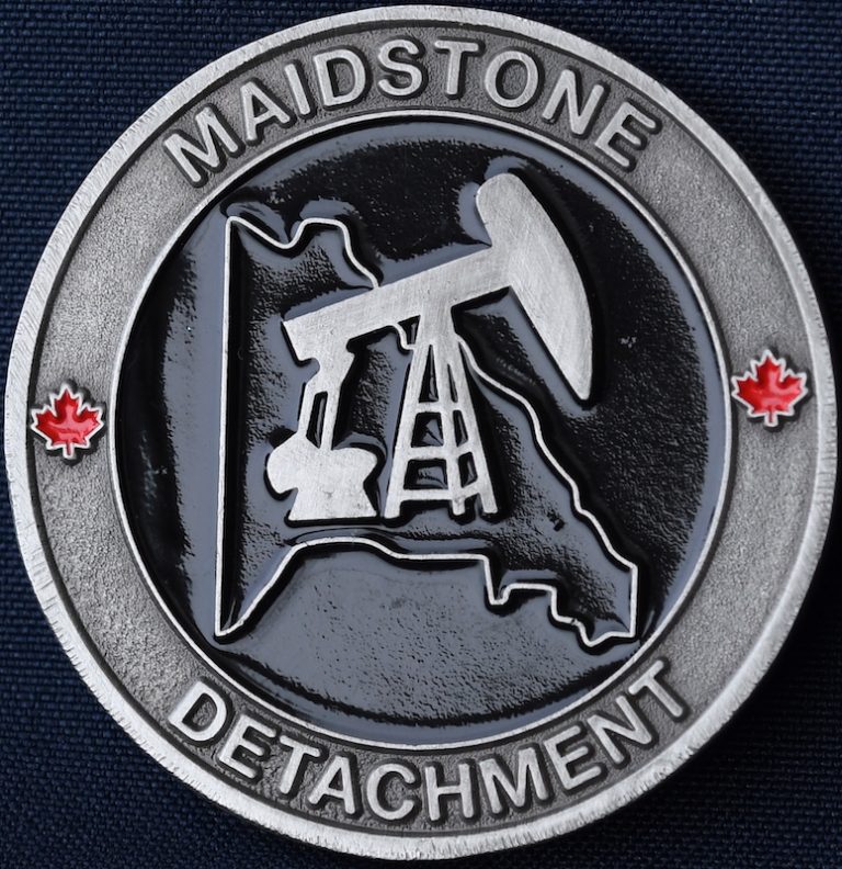 RCMP F Division Maidstone Detachment Pewter | Challengecoins.ca